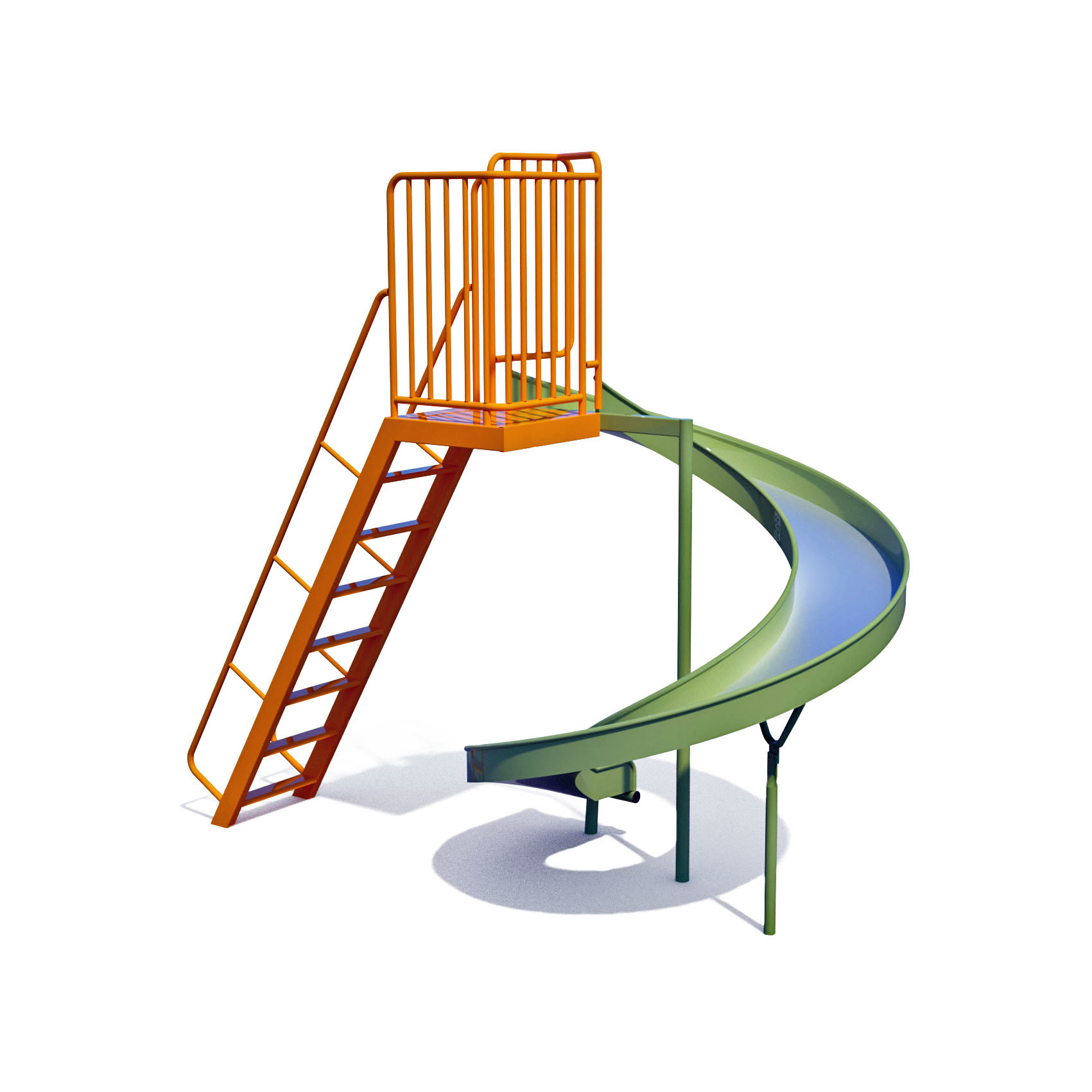 Spiral Slide - Blue Imp