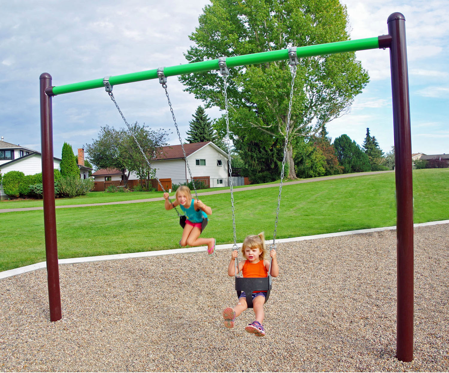 Single Leg Swing - Playground Swings Canada - Blue Imp
