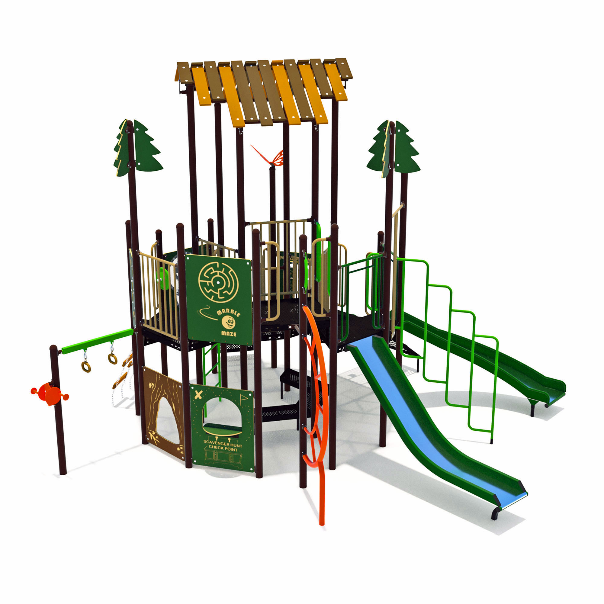 Valleyview Playground - Playground Equipment - Blue Imp